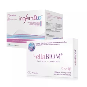 Inofem Duo, 60 plicuri + EllaBiom, 10 capsule, Establo Pharma