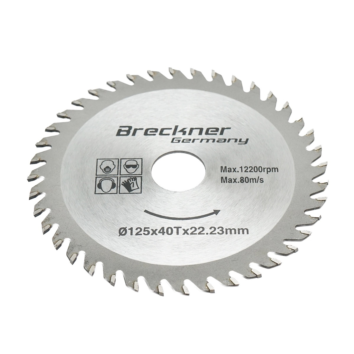 Disc circular vidia pentru lemn 125x1.2x22.23mm, 40 dinti Breckner ...