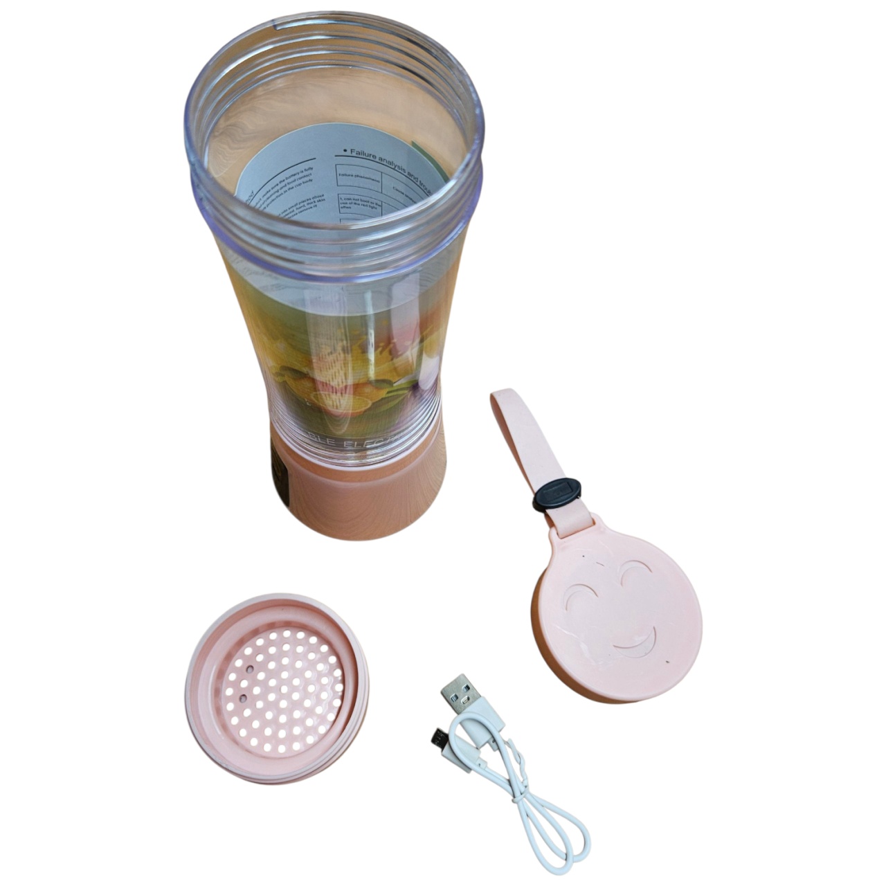 Blender Portabil – Pentru Fructe și Legume, cu Acumulator Propriu și ...
