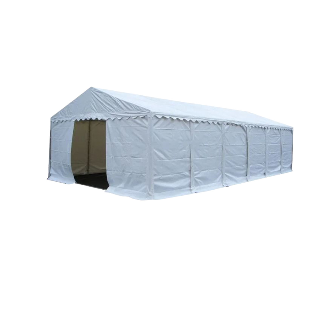 Cort depozitare din PVC cu structura metalica, latimea de 8m si lungime ...