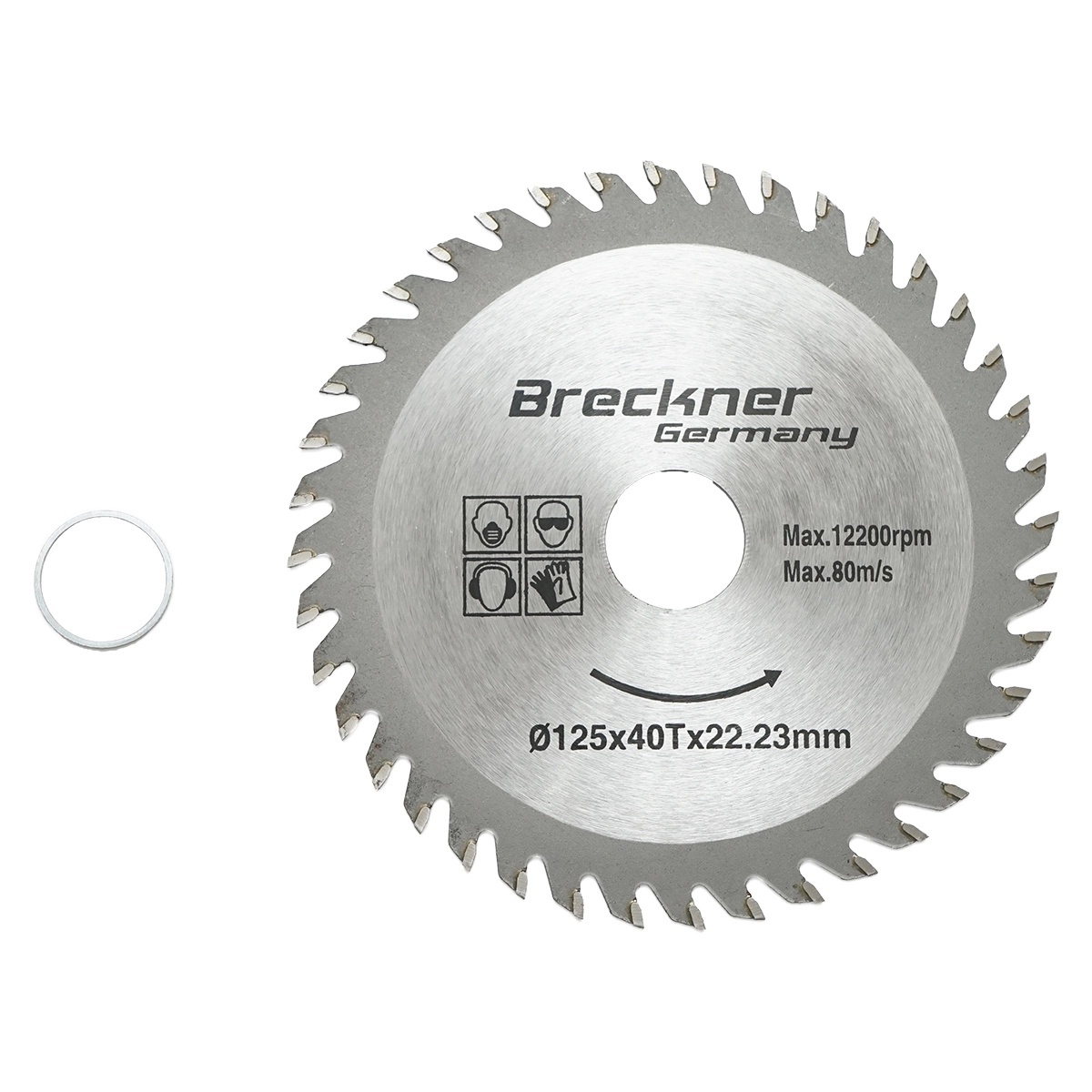 Disc circular vidia pentru lemn 125x1.2x22.23mm, 40 dinti Breckner ...