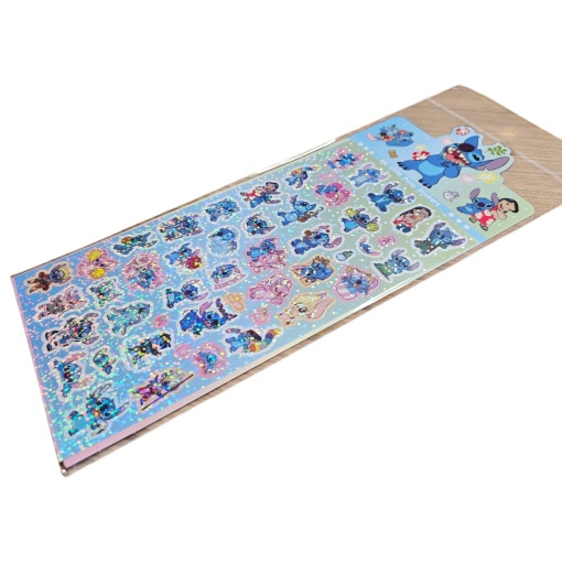 Set 10x Stickere 3D Stitch – 21 cm, Decor Autocolant