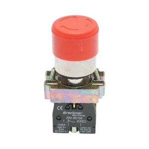 Buton comanda oprire de urgenta rosu cu deblocare prin rasucire 1NC ...