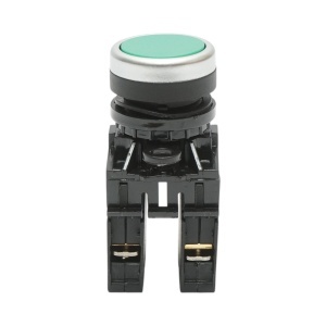 Buton comanda cu revenire verde 1NO+1NC, 10A/600V AC, 1A/250V DC LA42 ...