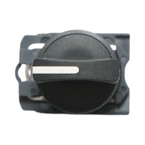 Selector 3 pozitii cu revenire negru 1NO+1NC, 24V/10A, TB5 Breckner ...