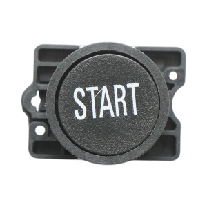 Buton comanda START negru cu revenire 1NO, 400V/10A, LAY5 Breckner ...