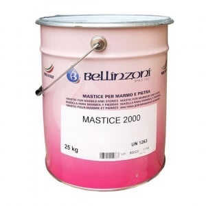 Mastic 2000 solid pentru piatra ALB cu catalizator SET
