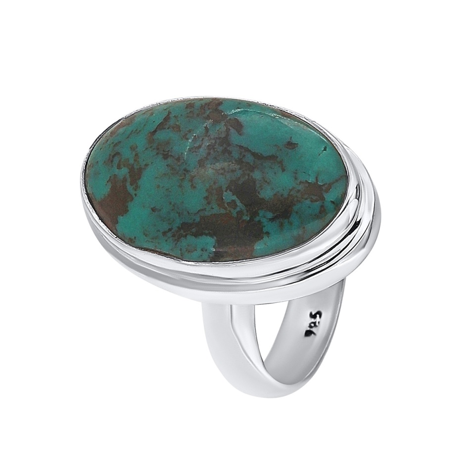 Inel din argint cu turcoaz 6.49 grame Alb | Accent Bijuterii
