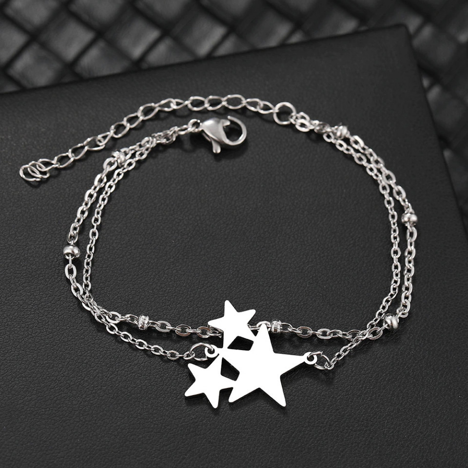 Bratara Inox Argintiu -N7003A