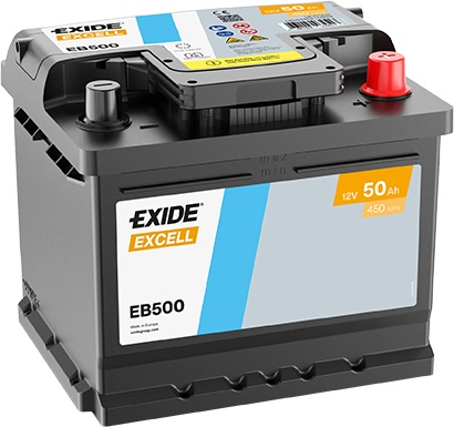 Exide Excell EB500 12V 50Ah