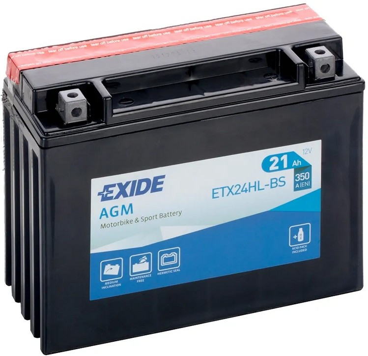 Exide Bike ETX24HL-BS 12V 21Ah