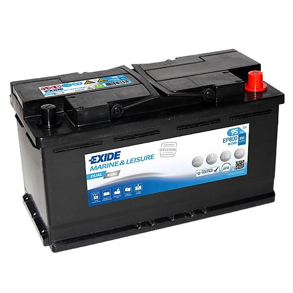 Exide Marine&Multifit EP800 DUAL AGM 12V 95Ah
