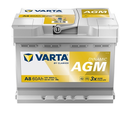 Varta Silver Dynamic A8, AGM, 12V 60Ah