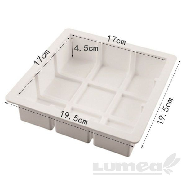 Forma silicon cub, 20cm x 20cm x 5cm - Lumea