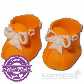 Botosei roz din pasta de zahar, 1 pereche - Lumea