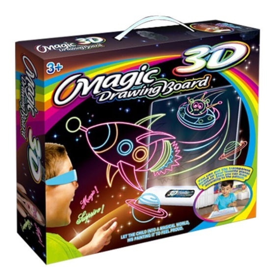 Tabla magica de desenat cu desene 3D Magic Drawing Board