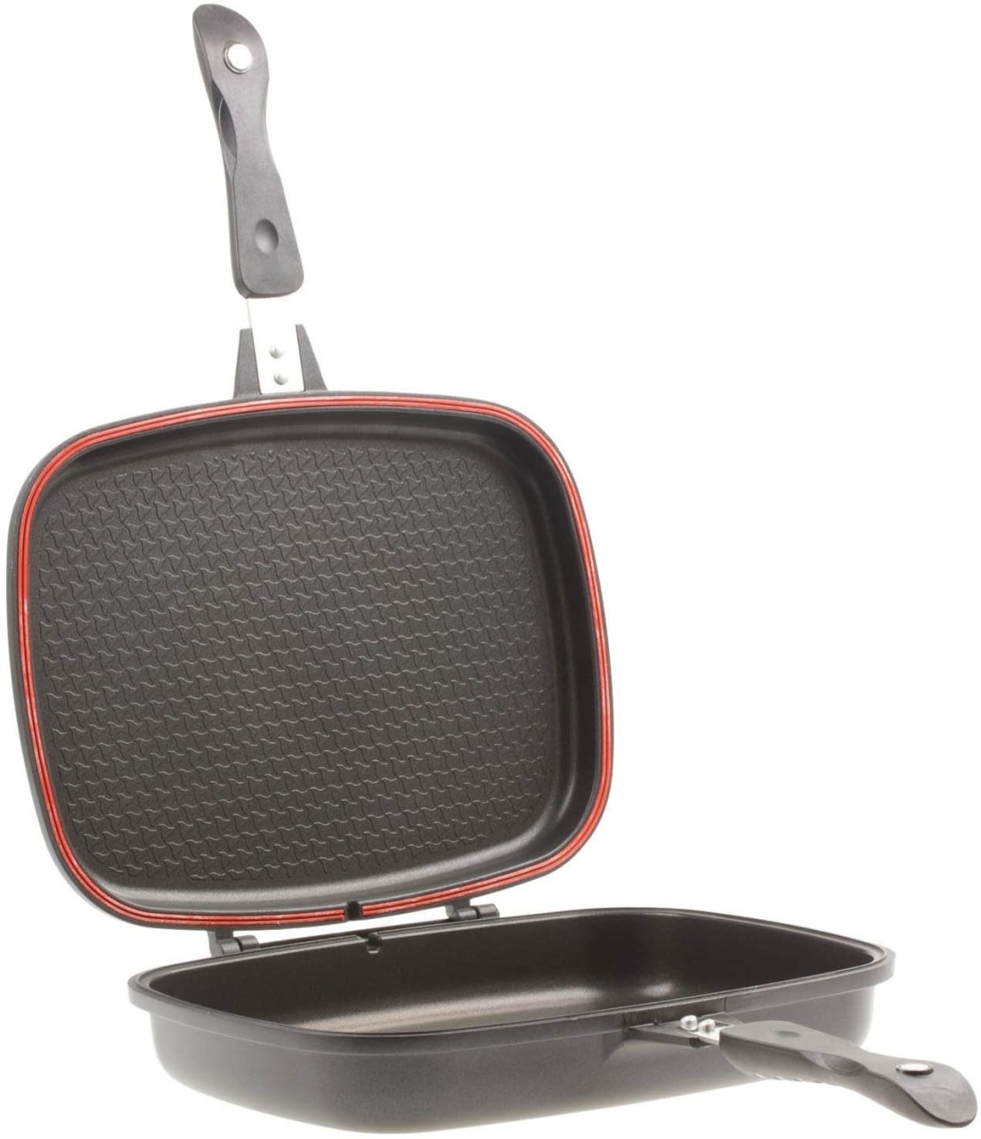 Tigaie teflonata doubletta tip grill dreptunghiulara, Original Magic 32 cm
