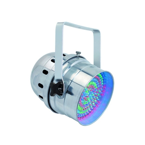 Proiector lumini disco LED PAR 64 RGB reflector cu LED-uri de 10 mm