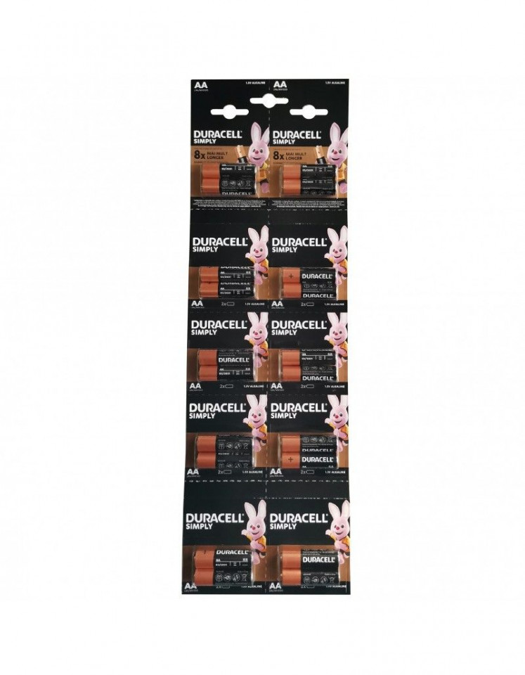 BATERIE R6 DURACELL ALKALINA blister 20 buc