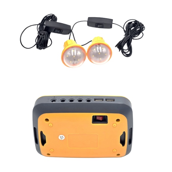 KIT PANOU SOLAR CU 2 BECURI 8822 LS INCARCARE TELEFON