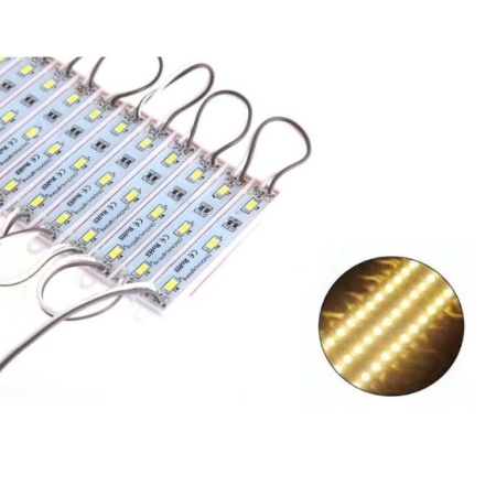 BANDA LED 3 X SMD 5730 LUMINA ALBA CALDA 12V DC