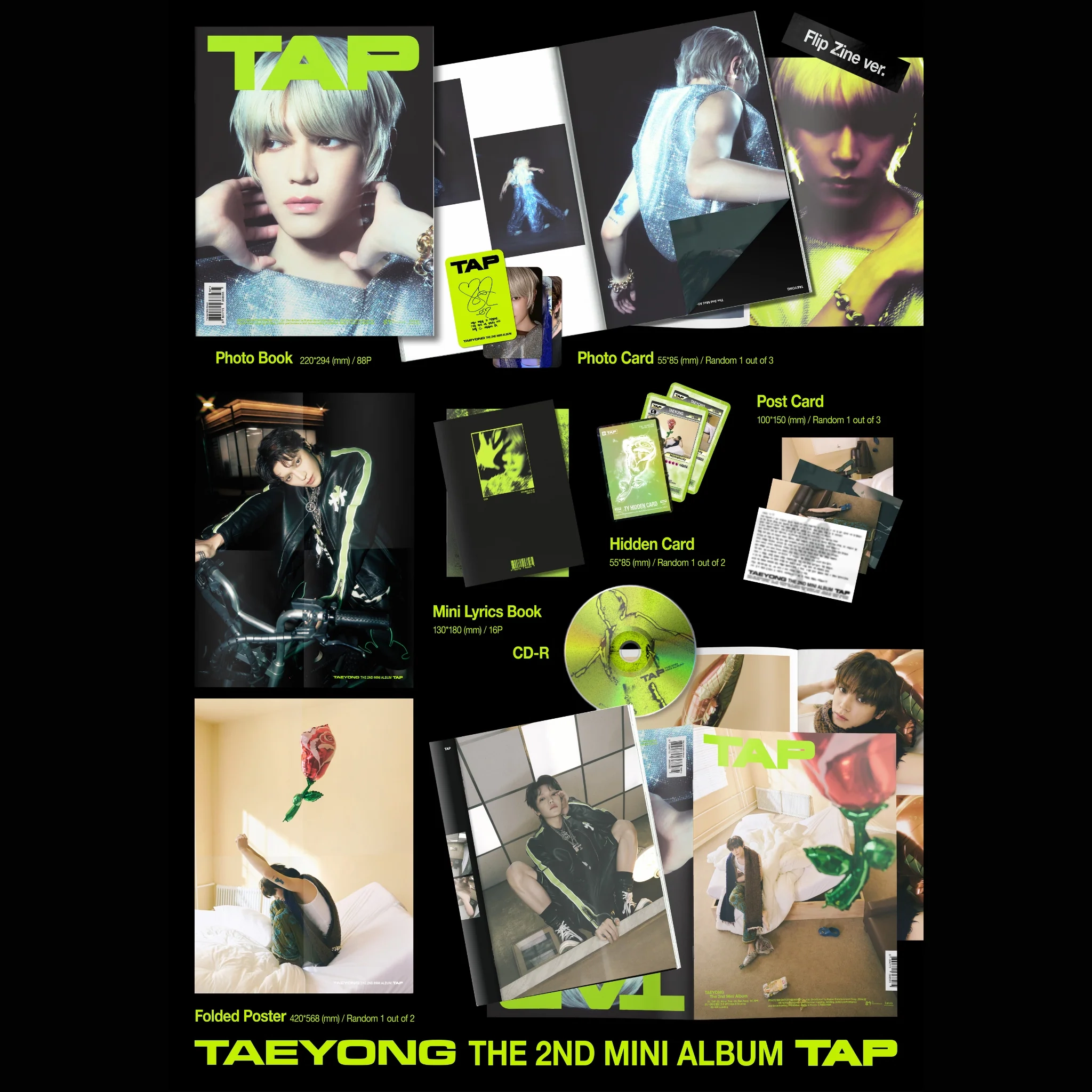 TAEYONG - Tap (Flip Zine Ver.)
