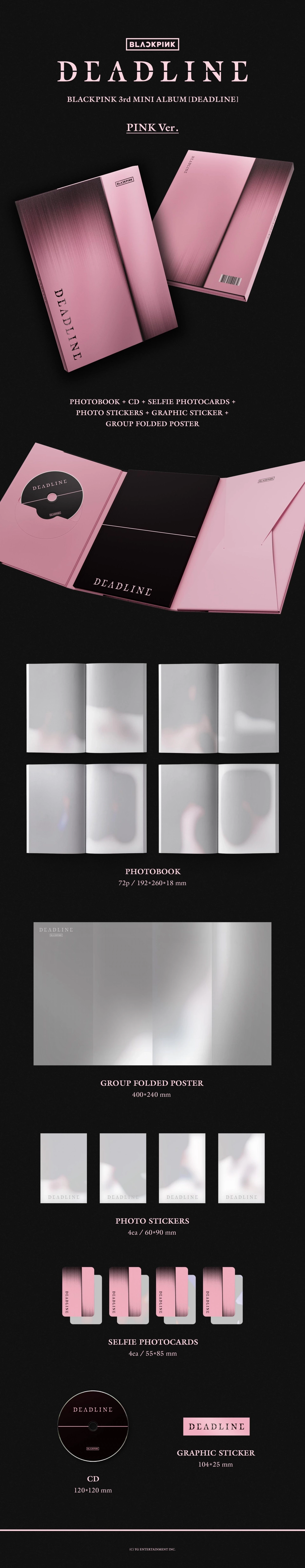 (POB) (27/02) BLACKPINK - Deadline (BLACKPINK Ver.) YG Select Photocard ...