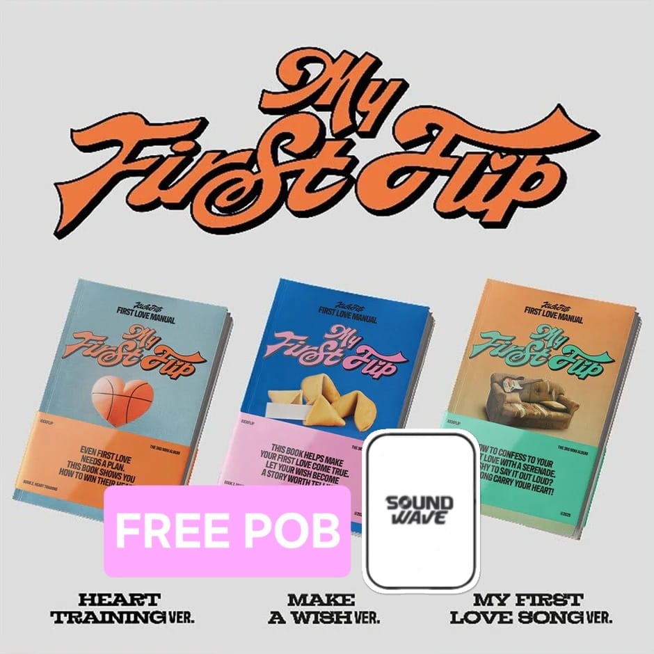 (FREE POB) KickFlip - My First Flip (FREE Sound Wave Photocard)