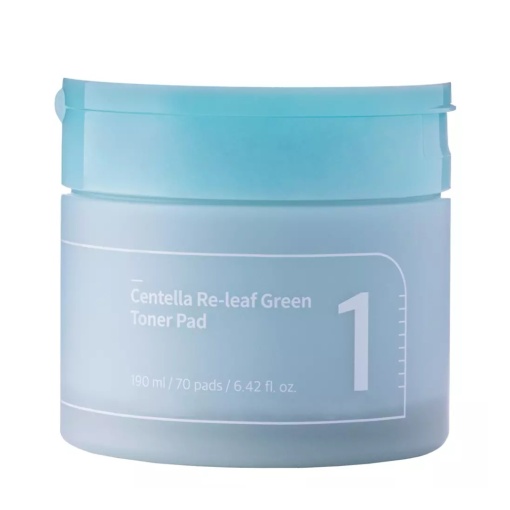 Numbuzin - No.1 Centella Re-leaf Green Toner Pad, 70 pads