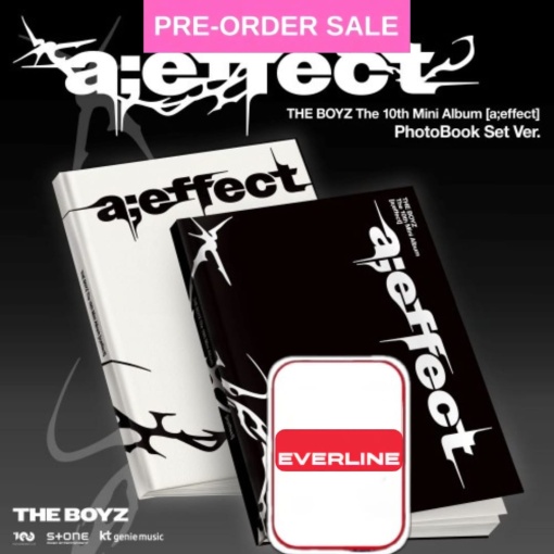 (POB) (29/07) THE BOYZ - a;effect (Photobook Ver.) Everline Photocard ...