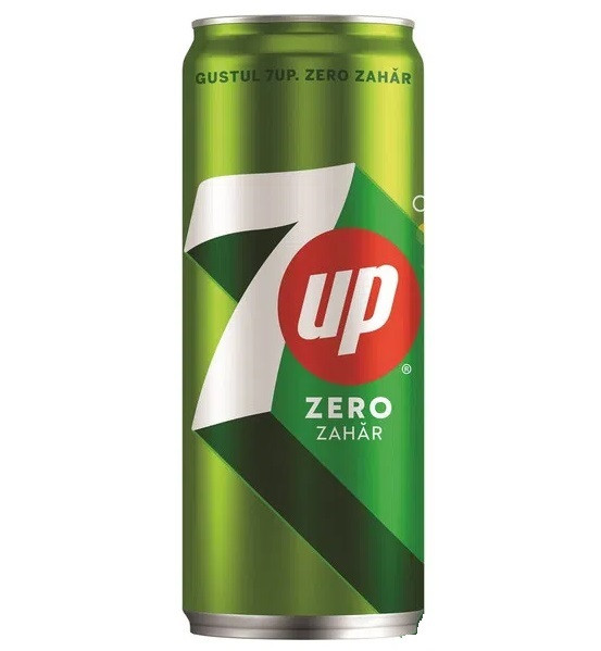 7up Zero Zahar Doza 0.33L