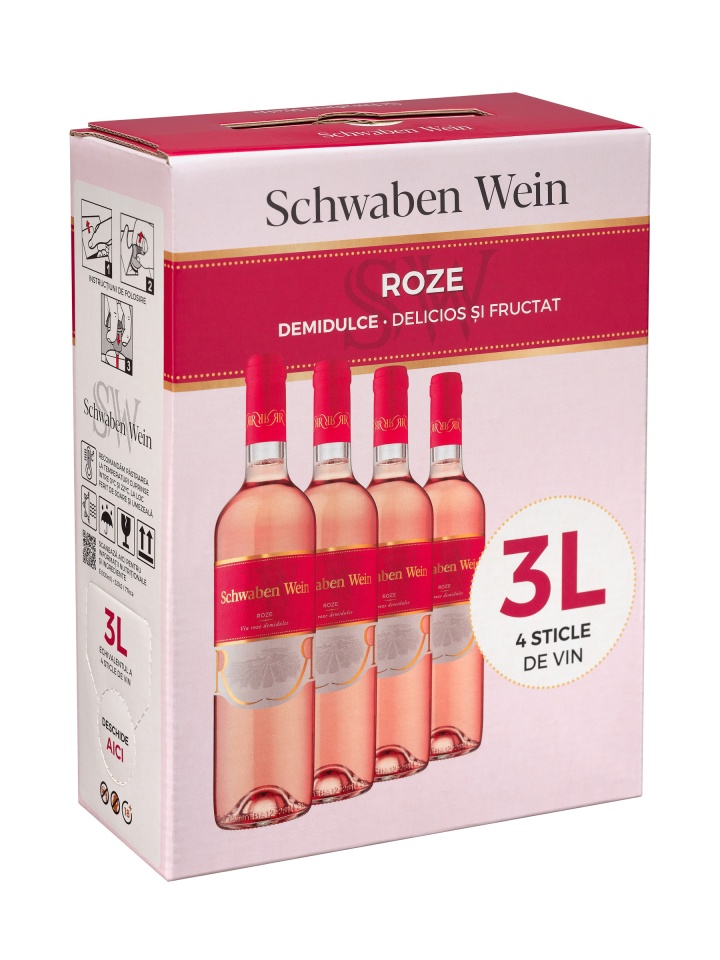 Recas Schwaben Wein Roze Demidulce Bag In Box 3L