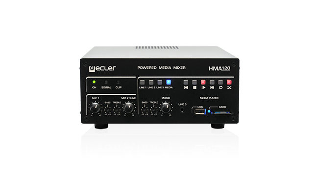 ECLER HMA120 Mixer amplificator cu media player