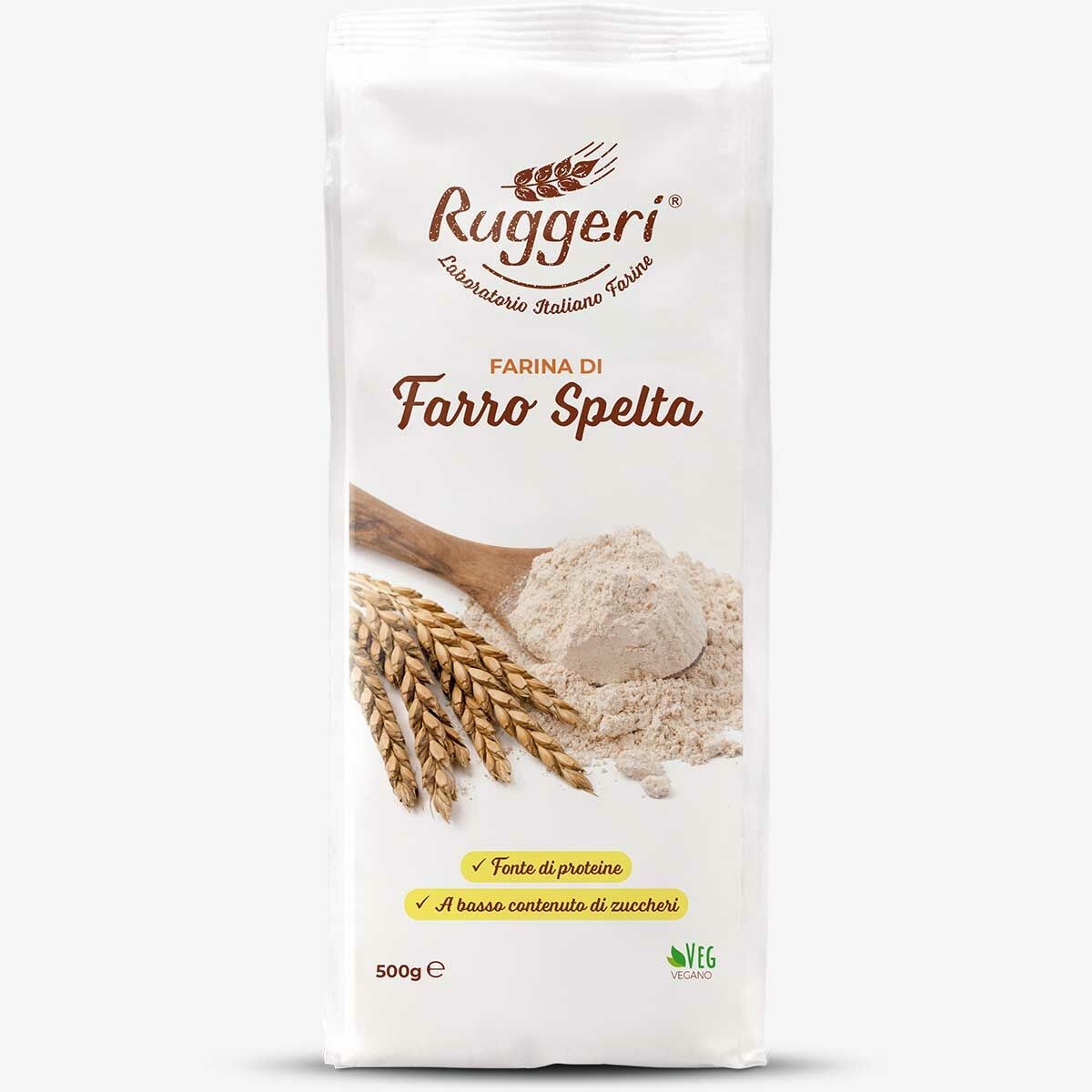 Făină de Spelta (Alac) Ruggeri 500g – Sursă de Proteine și Fibre