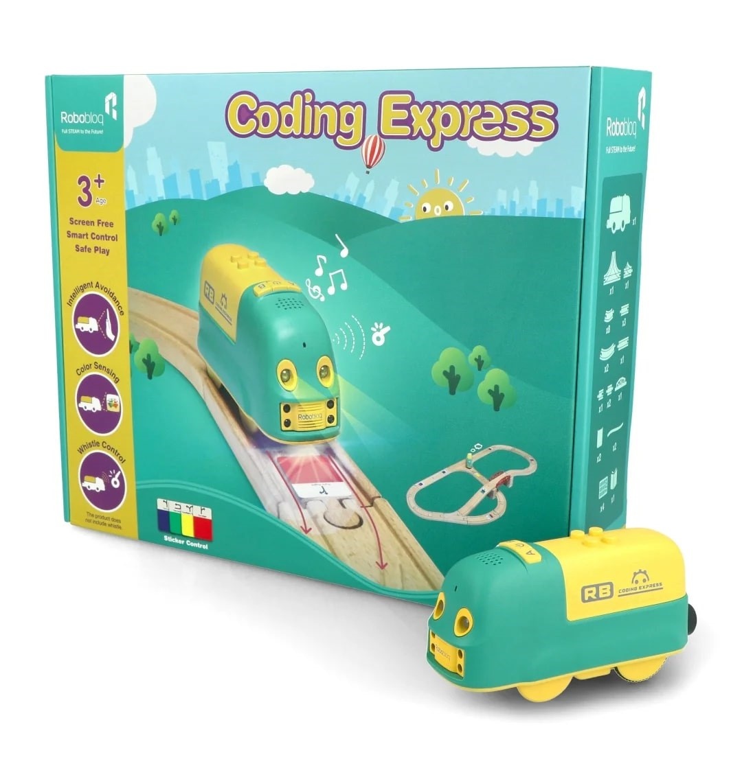 Robobloq Coding Express - образователен влак-робот