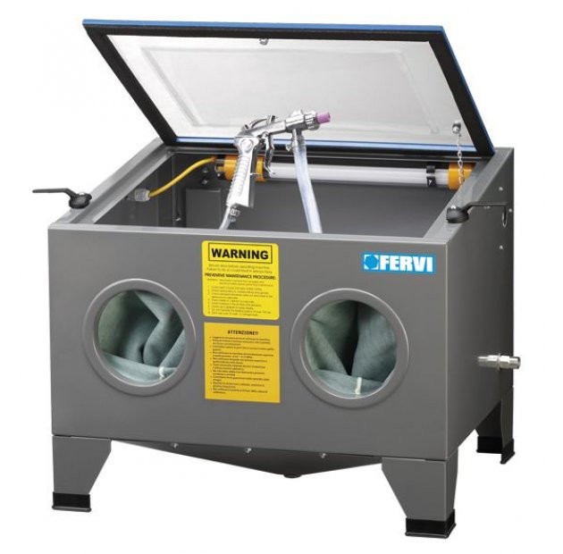 Cabina de sablat cu vacuum 0580, Fervi