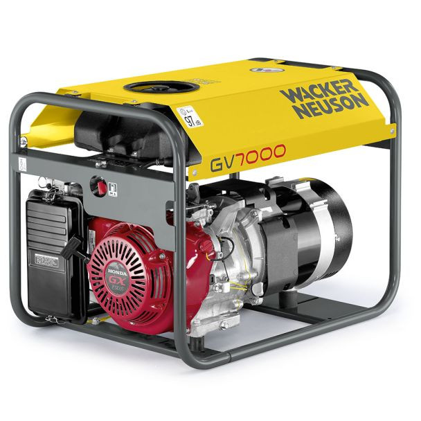 Generator de curent pe benzina Wacker Neuson GV7000A, portabil, monofazat, 5.4 kW