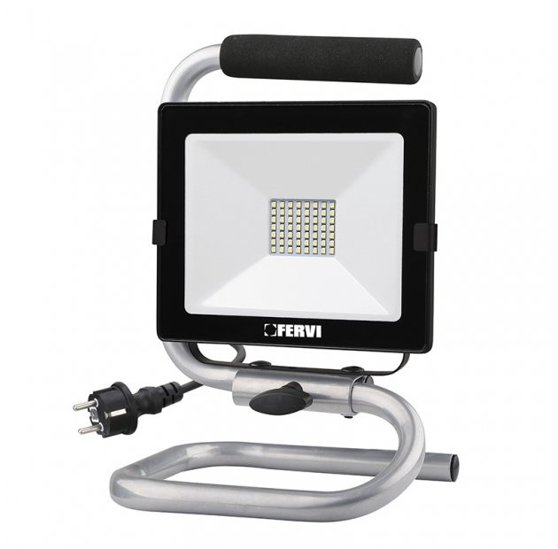 Proiector LED cu suport 50W 0218/50B, Fervi
