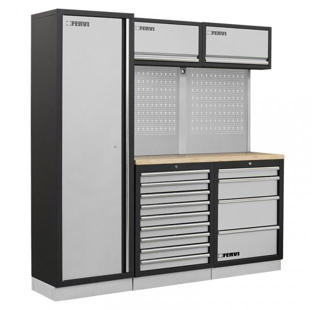 Dulap de atelier modular A007Q, Fervi