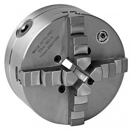 Universal pentru strung cu 4 bacuri TIP 3744, 200 mm, racord 5, Bison