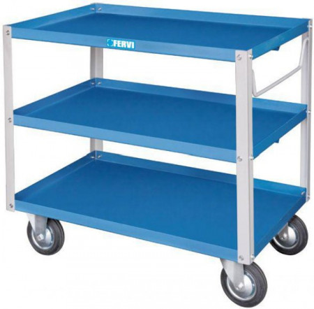 Carucior cu roti cu 3 rafturi C750