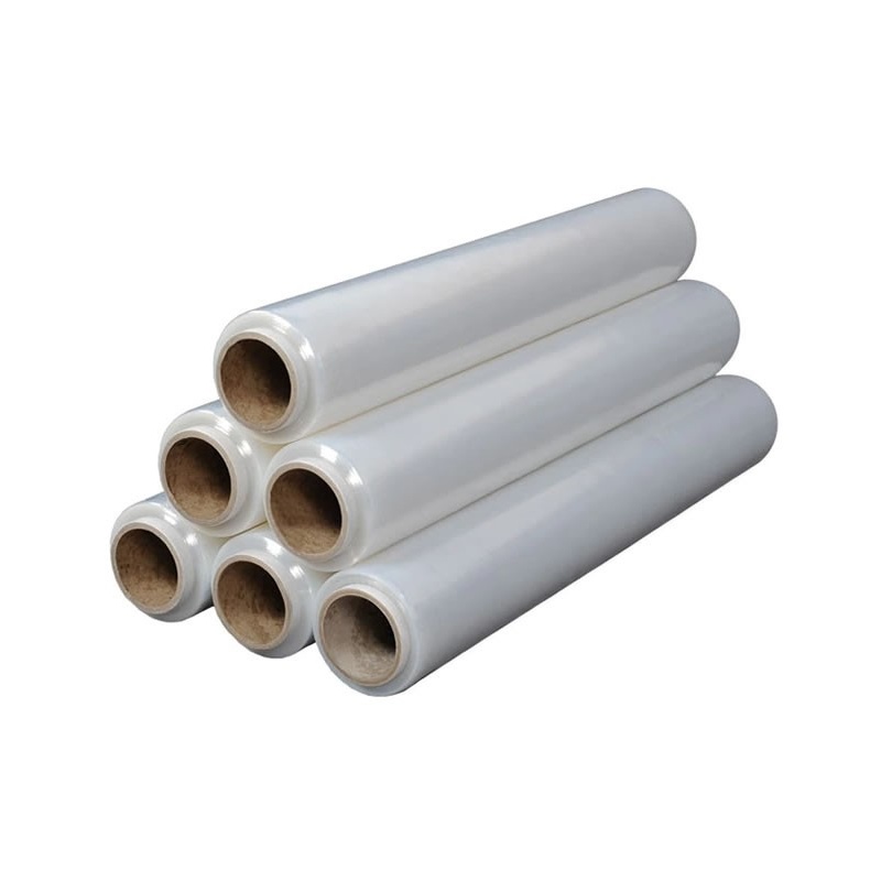 Folie stretch transparenta, 0.800kg, tub 200gr, 0.600kg folie, 23mic, 500mm