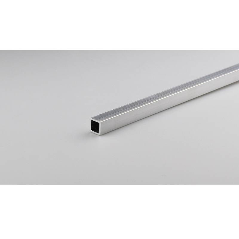 Profil teava patrata 25x25mm 1m aluminiu lucios