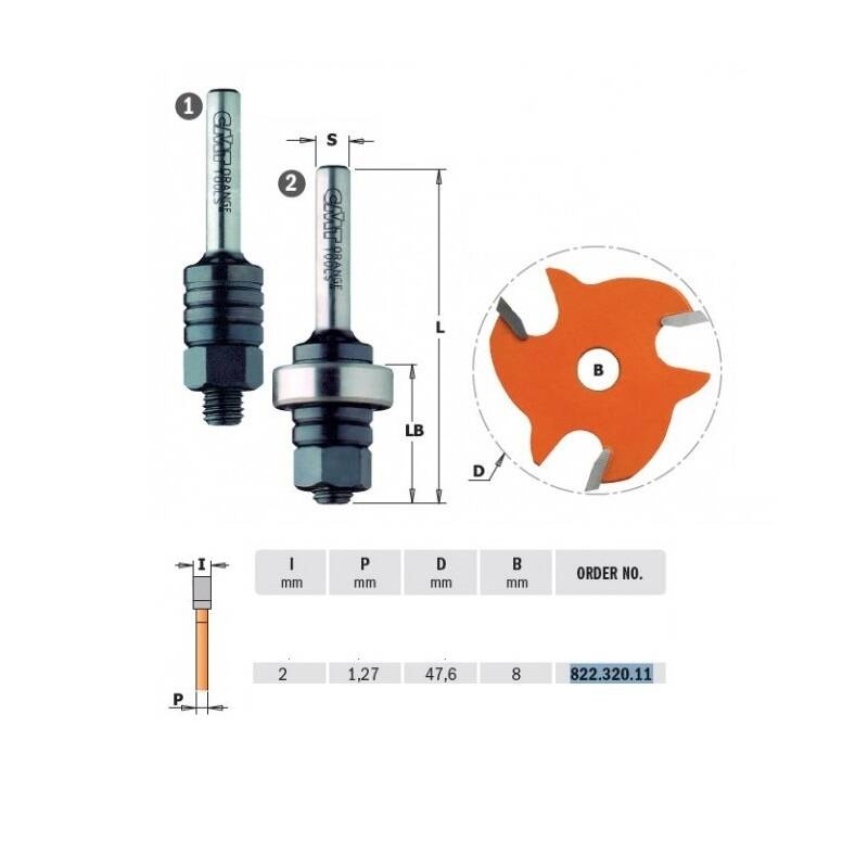 Freza circulara nut 2 CMT
