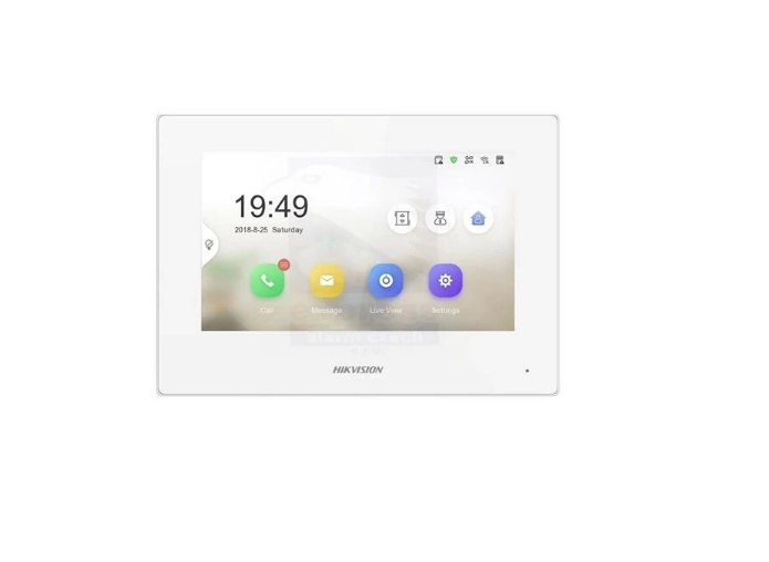 Monitor videointerfon Hikvision DS-KH6320Y-WTE2/WH, 2 fire, 4 7-inch ...