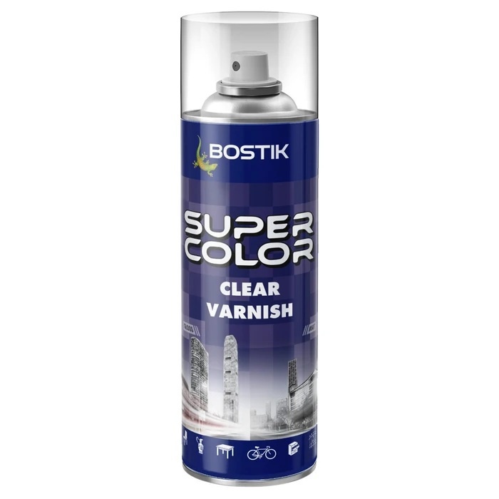 Lac spray, transparent lucios, interior / exterior, 400 ml, Bostik
