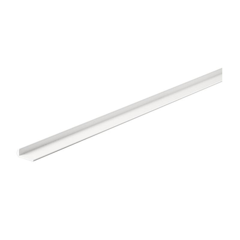 Profil aluminiu tip J 18mm 1m alb