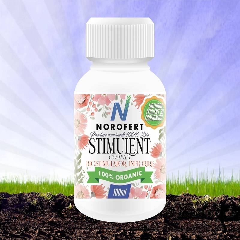 Stimulent complex Norofert - Biostimulator organic pentru faza de inflorire