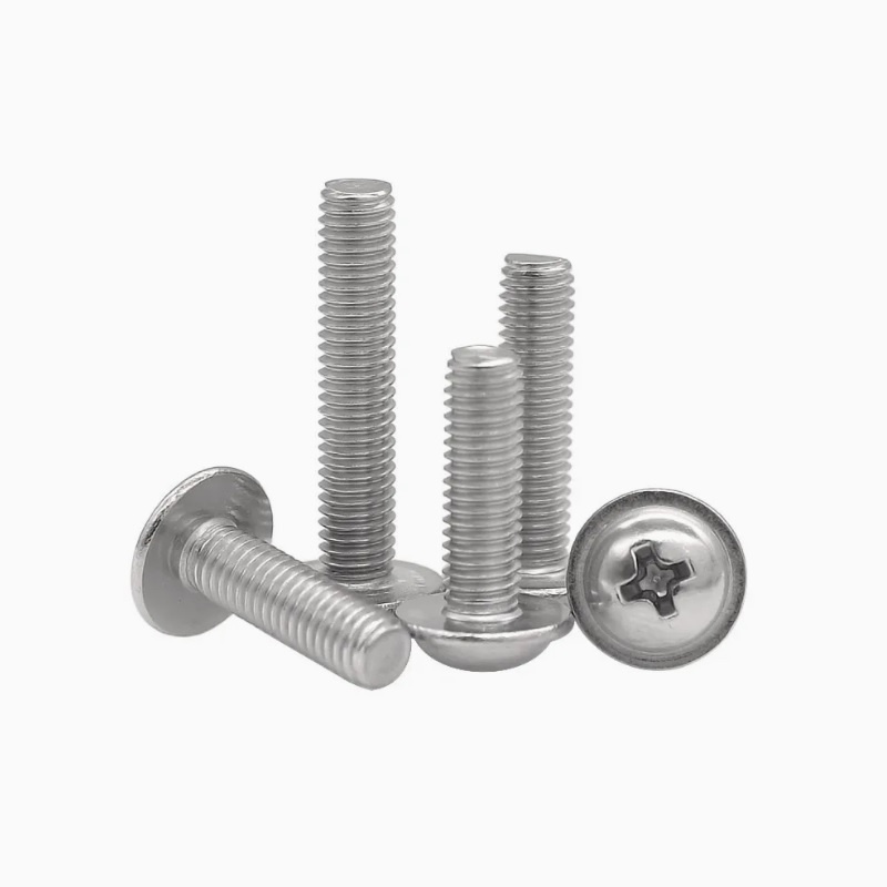 Suruburi cap bombat cu saiba M4x20 – Set 50 buc/set