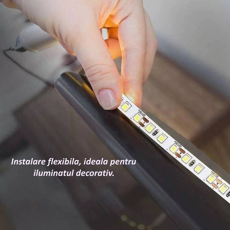 Banda LED lumina neutra 36W 5m